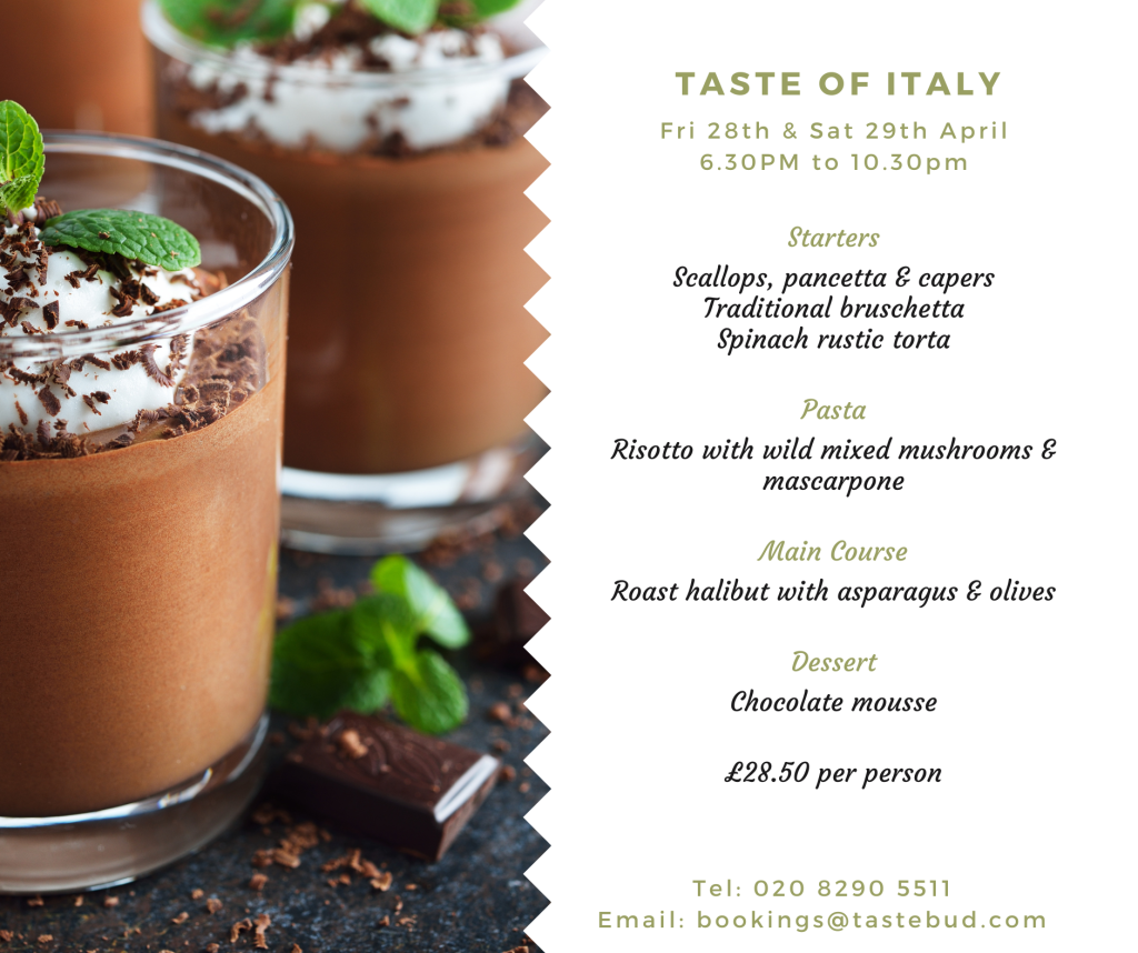 Italian Evenings – Taste Bud